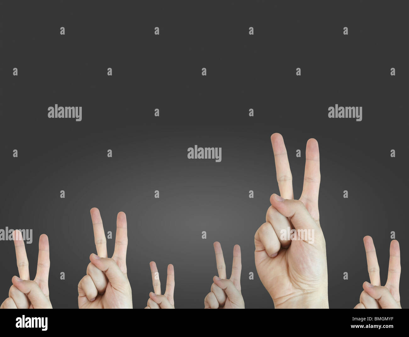 Hand sign. Answer concept. Good quality Stock Photo - Alamy
