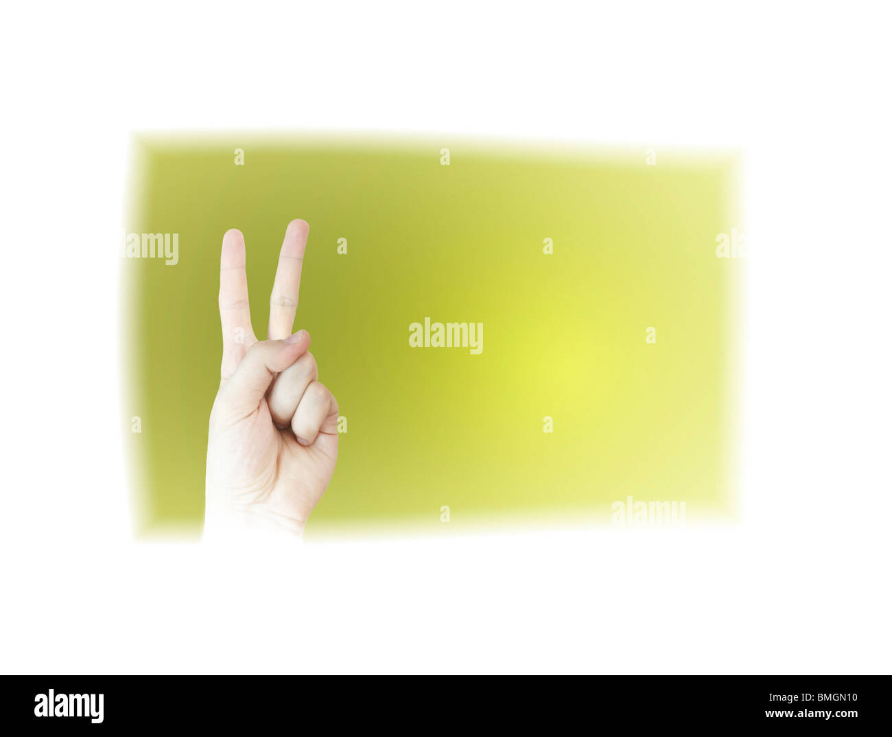 Hand sign. Answer concept. Good quality Stock Photo - Alamy
