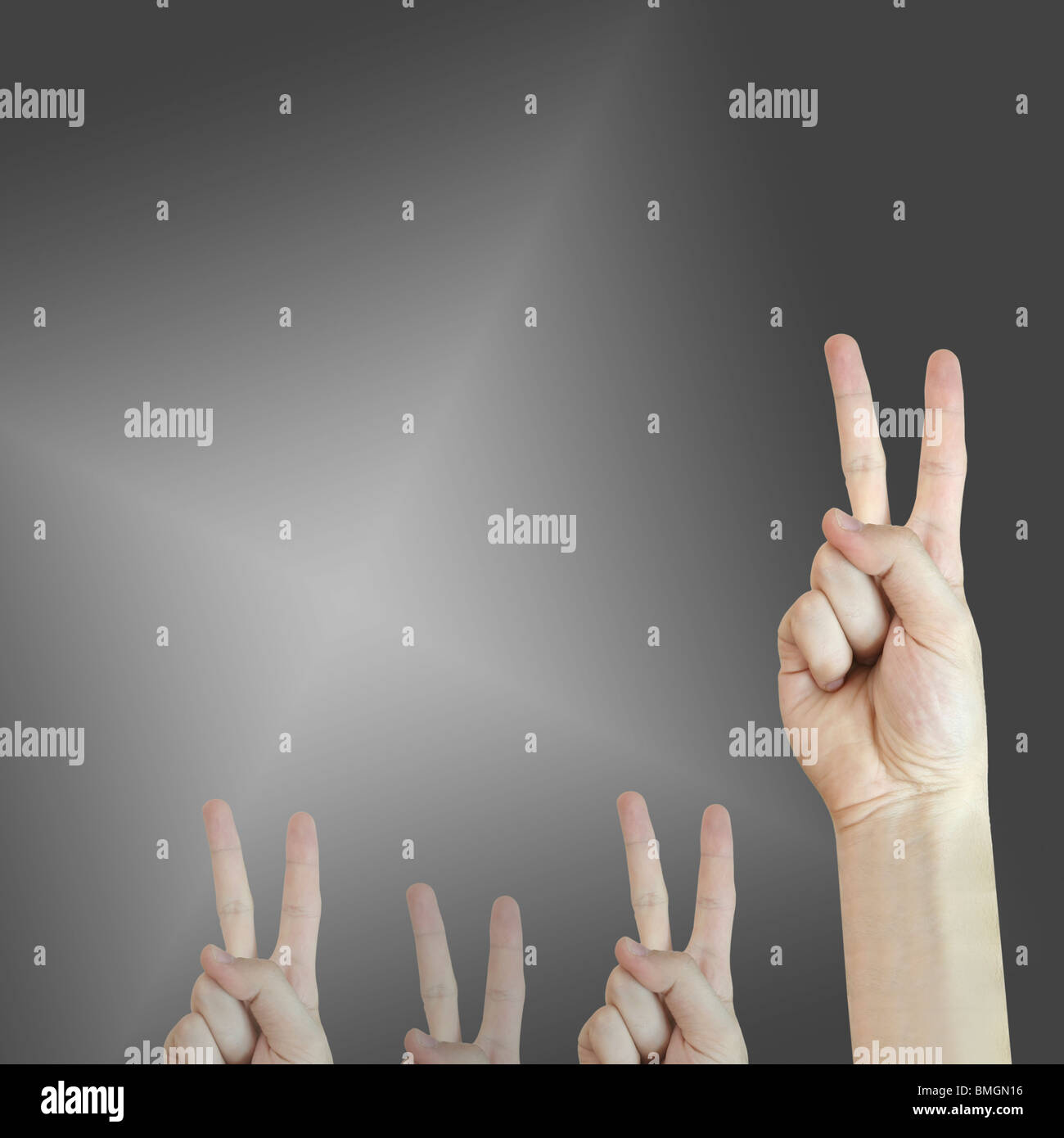 Hand sign. Answer concept. Good quality Stock Photo - Alamy