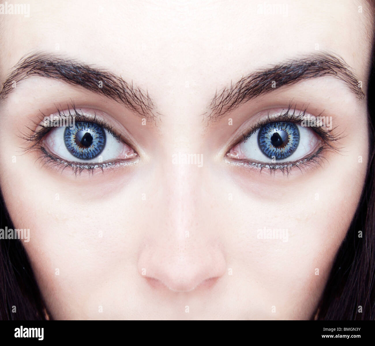 Young and beauty woman looking at you Stock Photo - Alamy