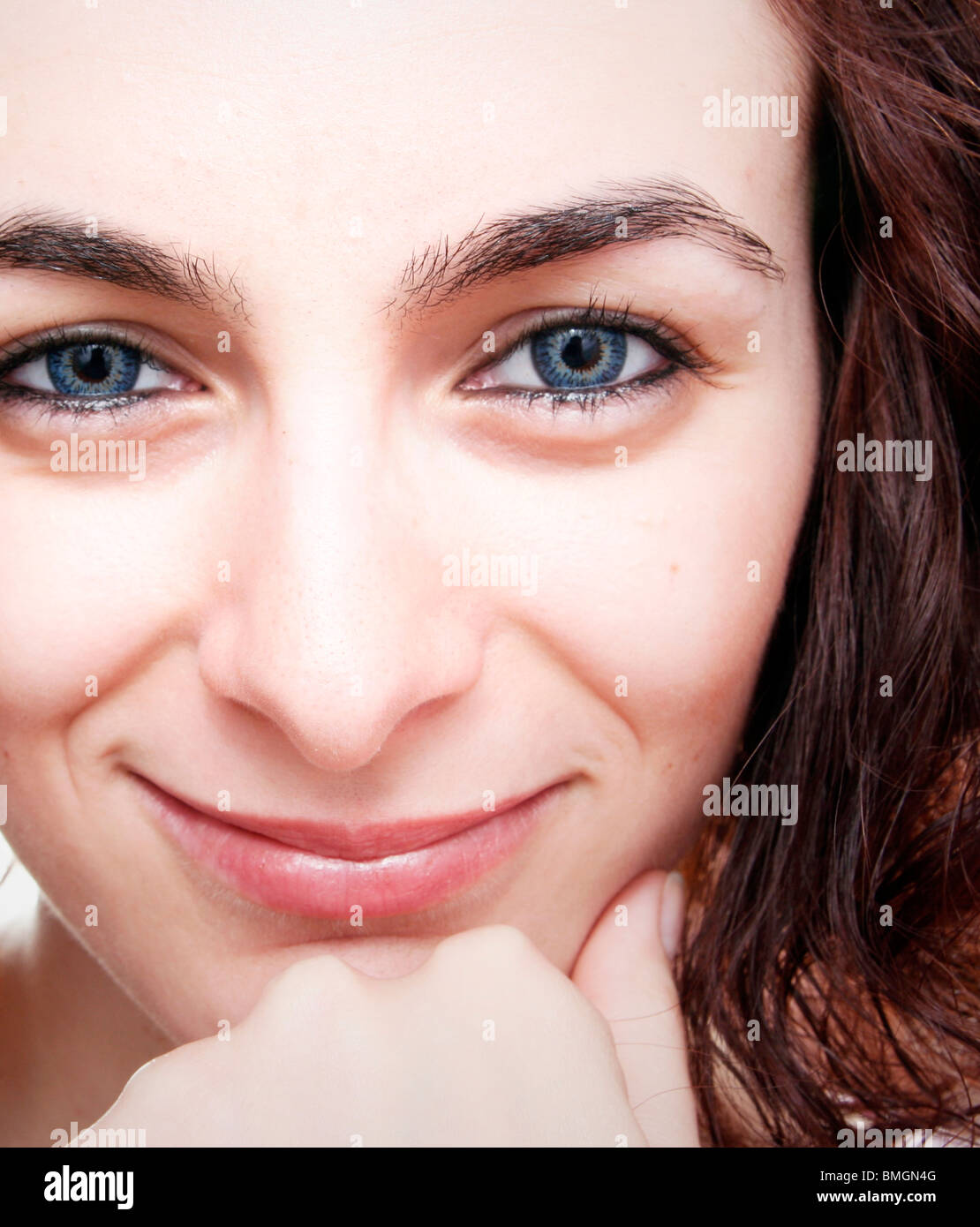 Young and beauty woman looking at you Stock Photo - Alamy
