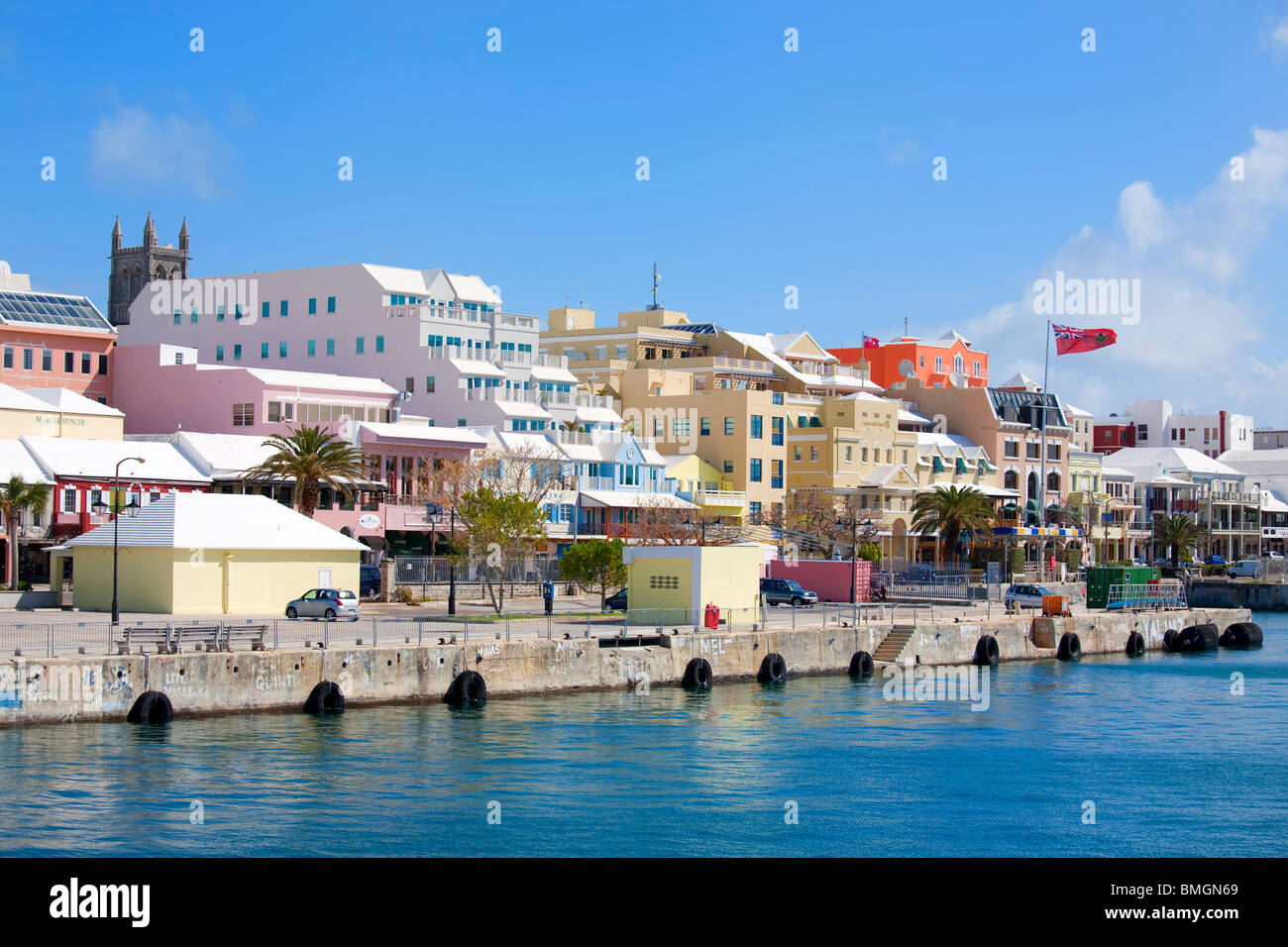 View of the waterfront of Hamilton, Bermuda Stock Photo - Alamy