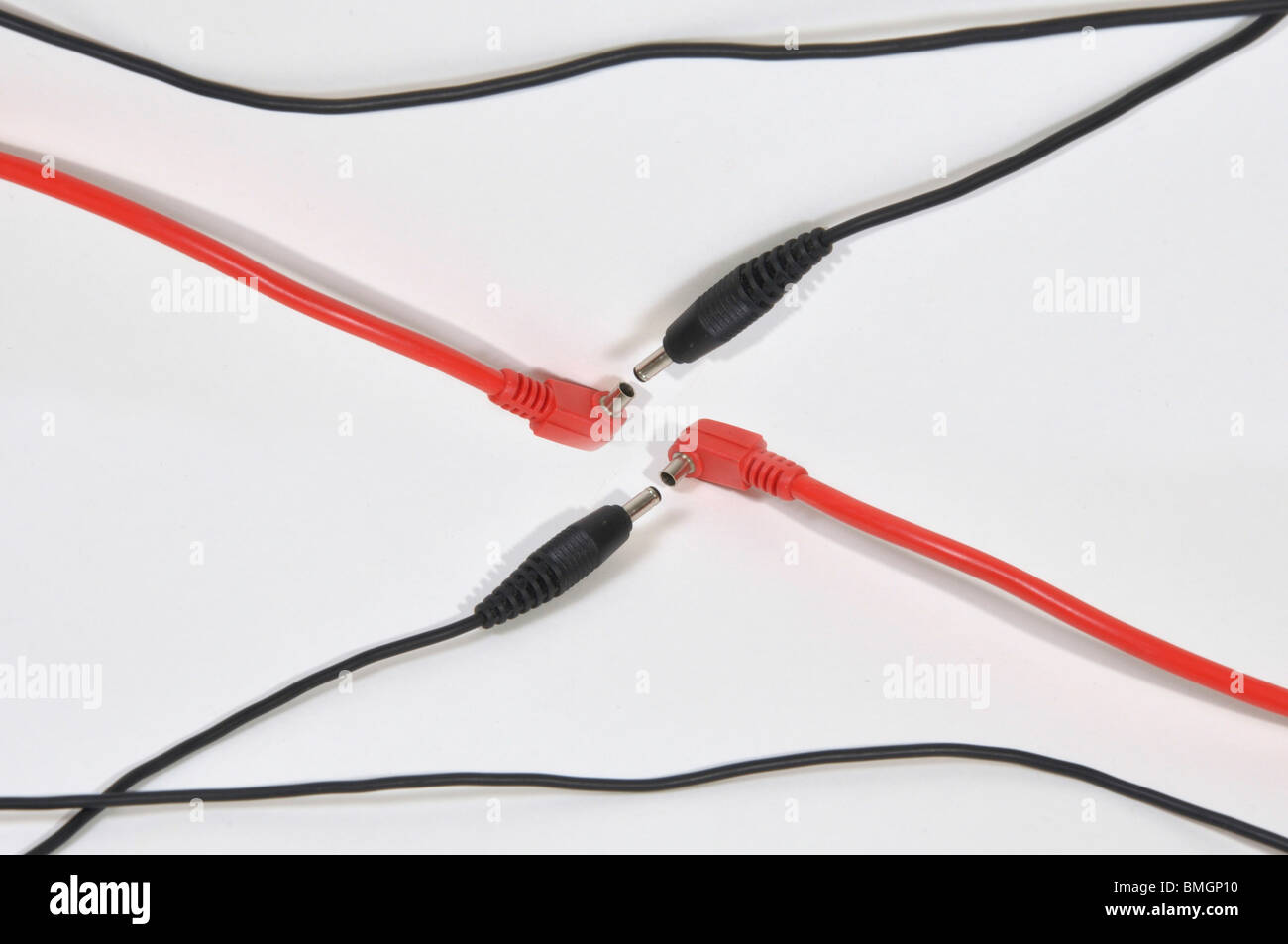 Red and black wire Stock Photo - Alamy