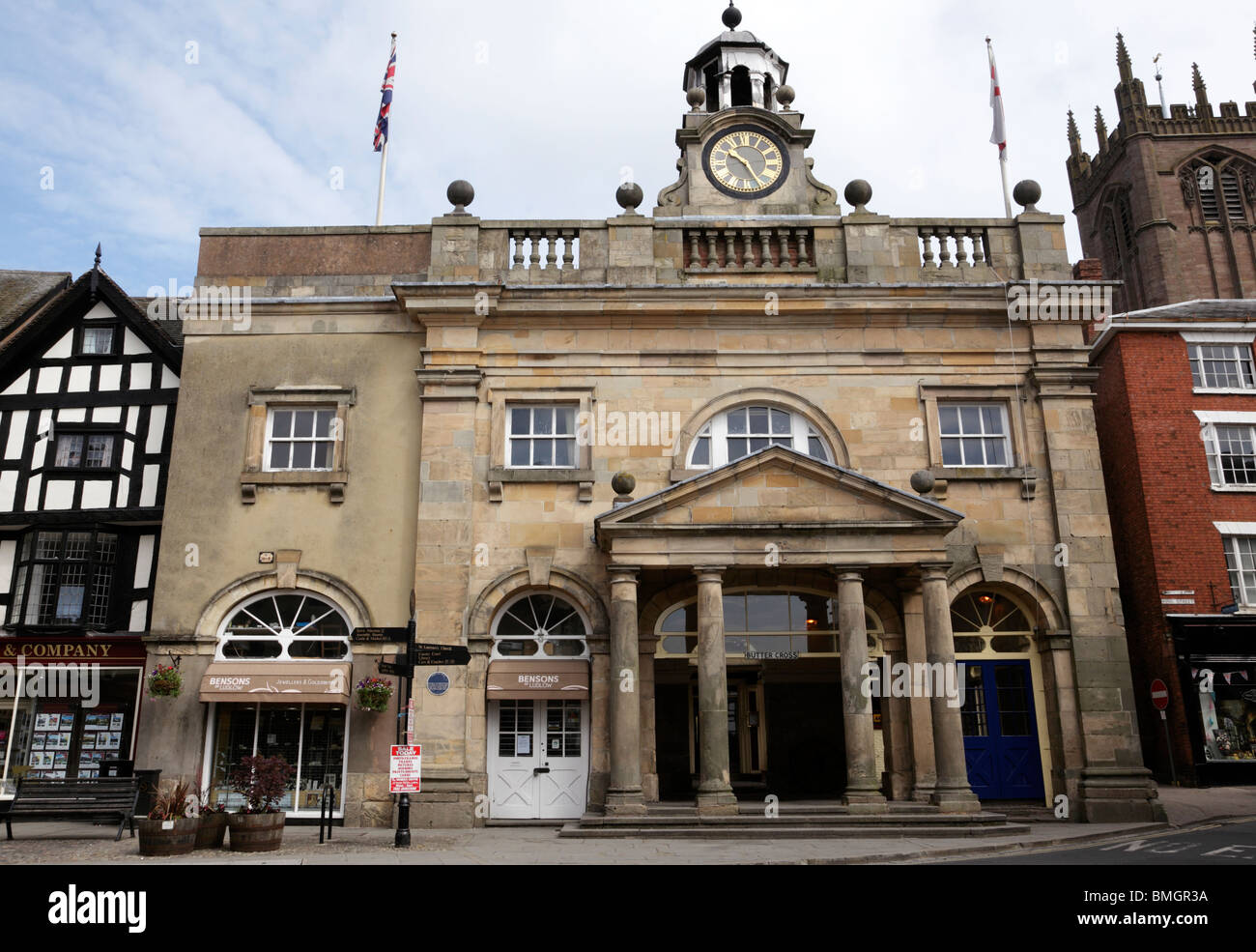 Ludlow buttercross hi-res stock photography and images - Alamy