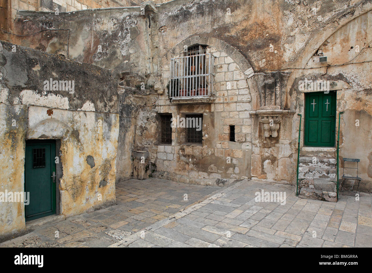Israel,Jerusalem,Ethiopian Monastery,Ethiopian Coptic Monastery Stock ...