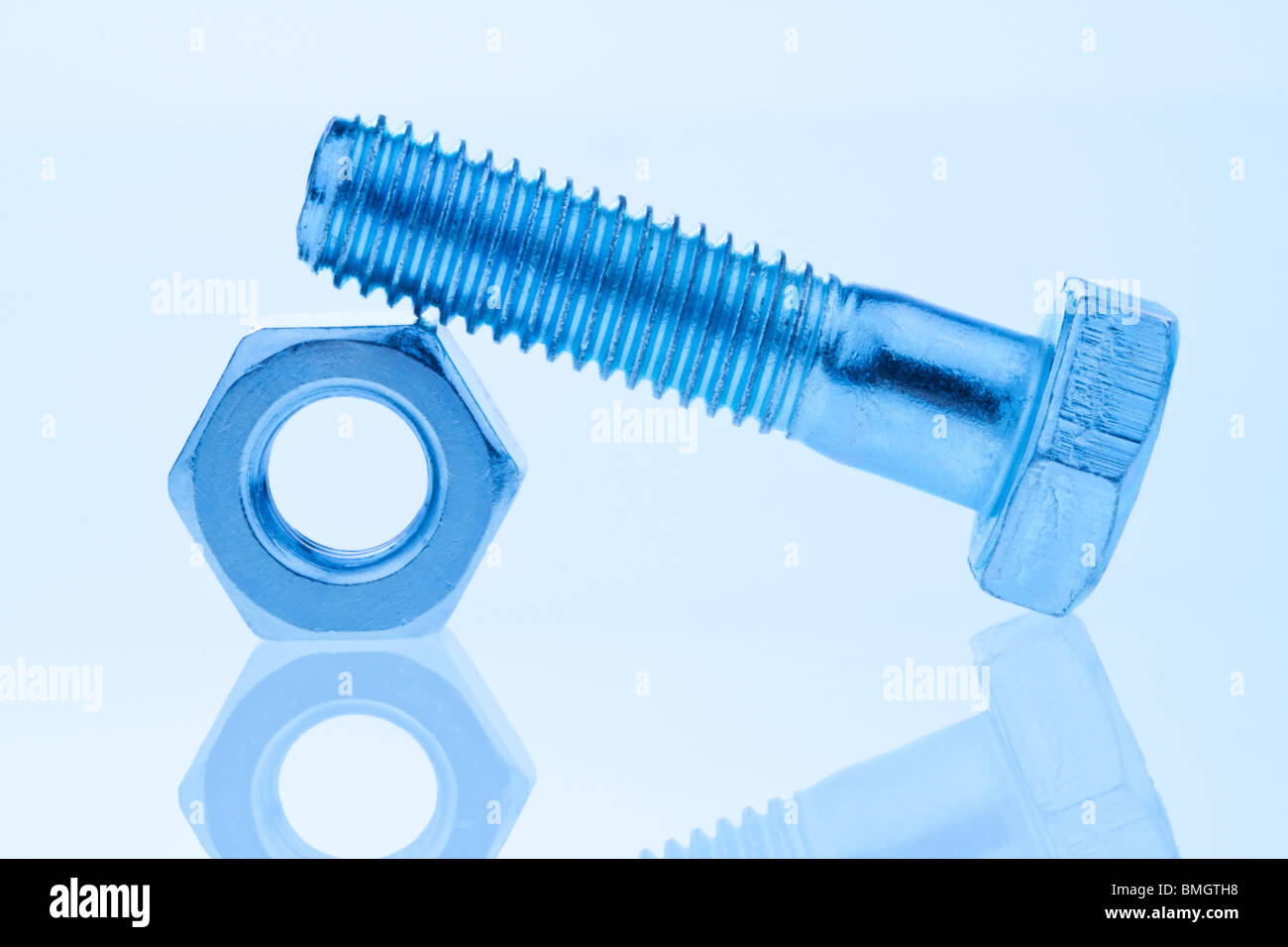 Screw and nut Stock Photo - Alamy