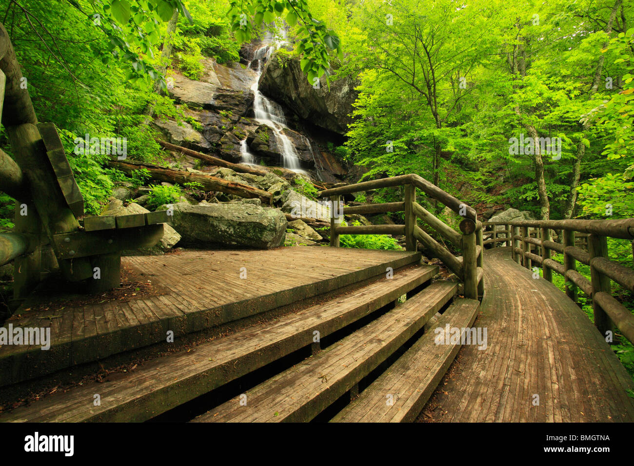 Apple Orchard Falls, Blue Ridge Parkway, Virginia Stock Photo - Alamy