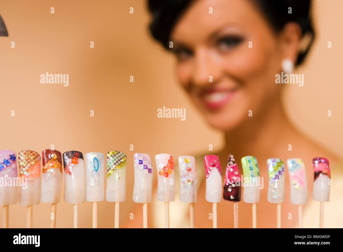 Elaborately maicured girl Stock Photo - Alamy