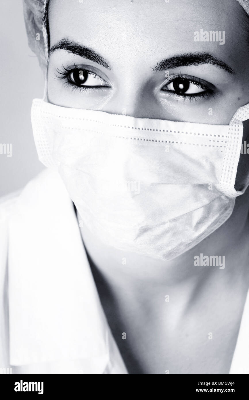 Professional young doctor at work. Close up Stock Photo - Alamy