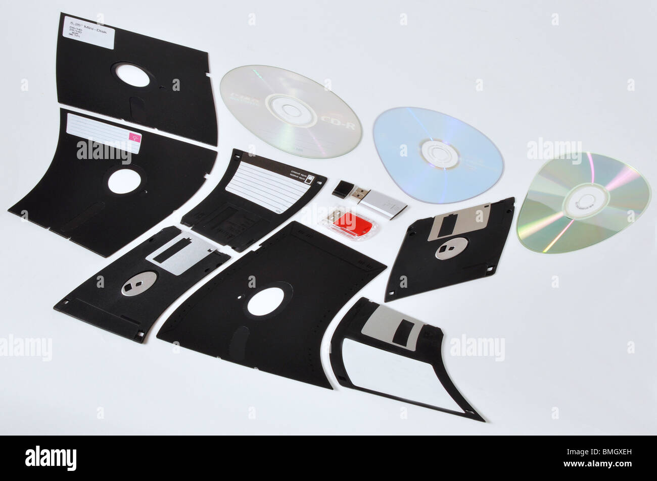 Various computer storage media Stock Photo - Alamy