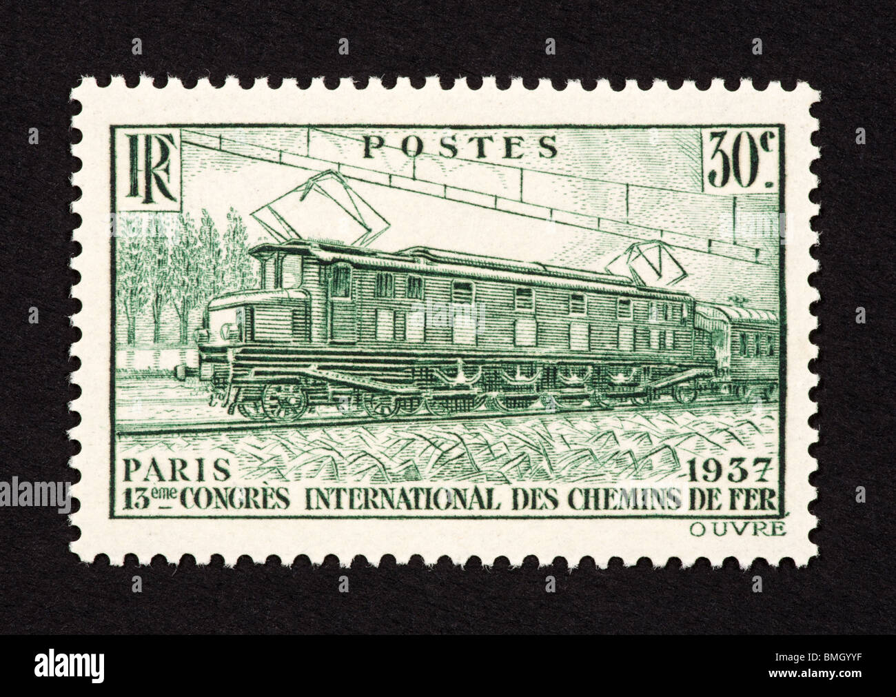 Postage Stamp From France Depicting Stock Photos & Postage Stamp From ...