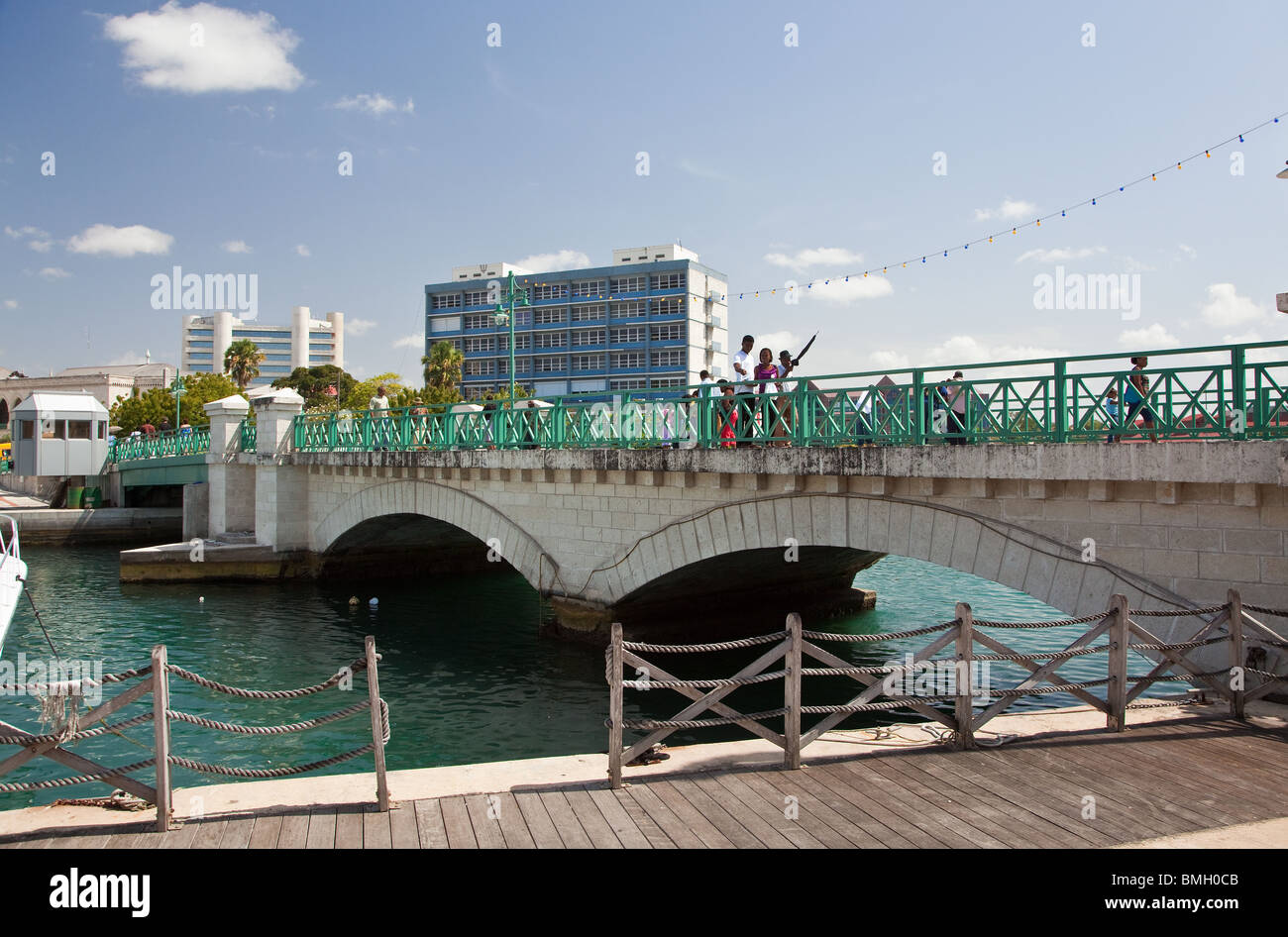 Chamberlain Bridge, Constitution River, Careenage Bridgetown, Barbados ...