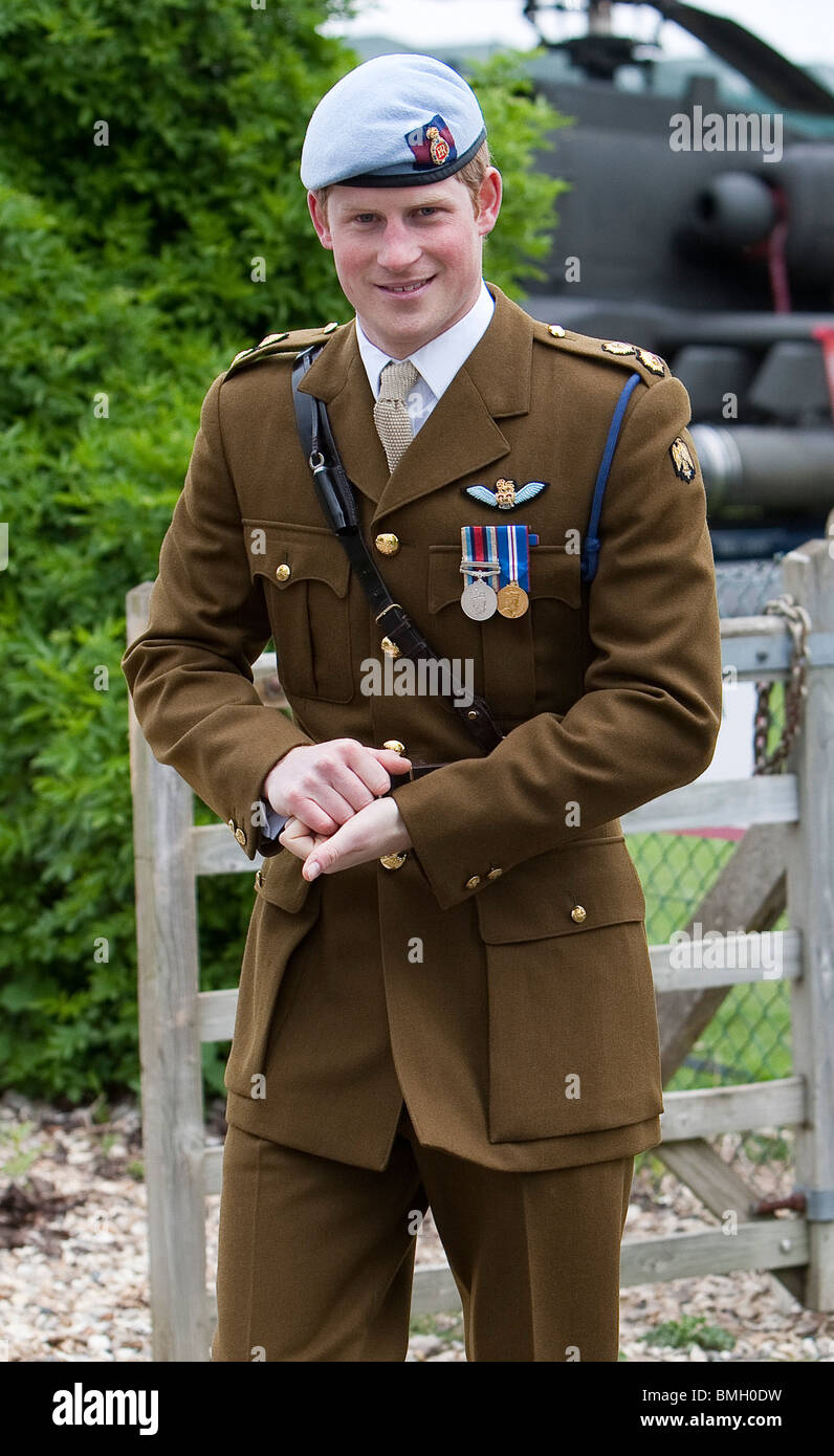 Britain's Prince Harry graduating from his military helicopter pilots ...