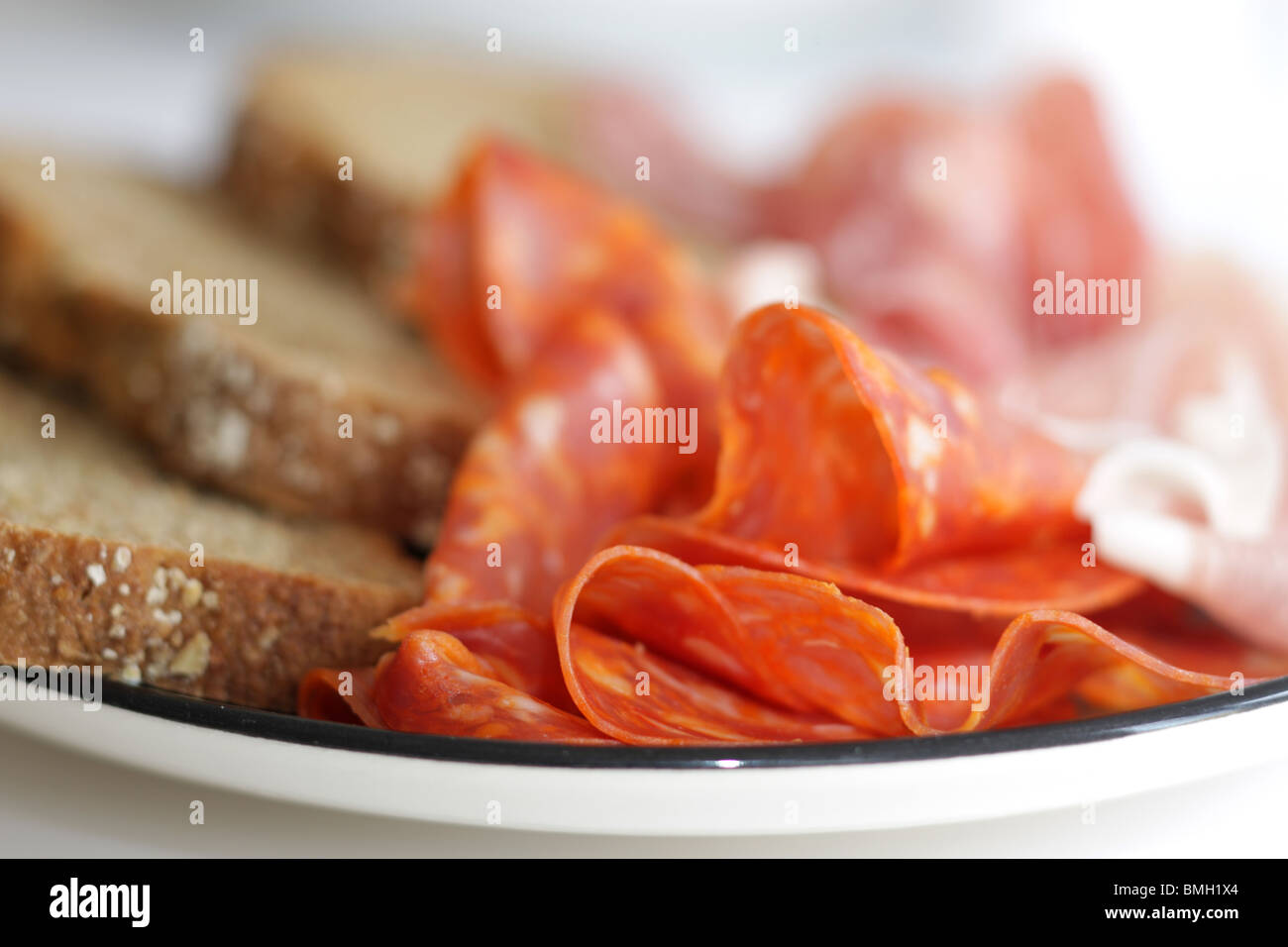 Close Up Images Of Italian Style Fresh Cold Meat Antipasto Salad ...