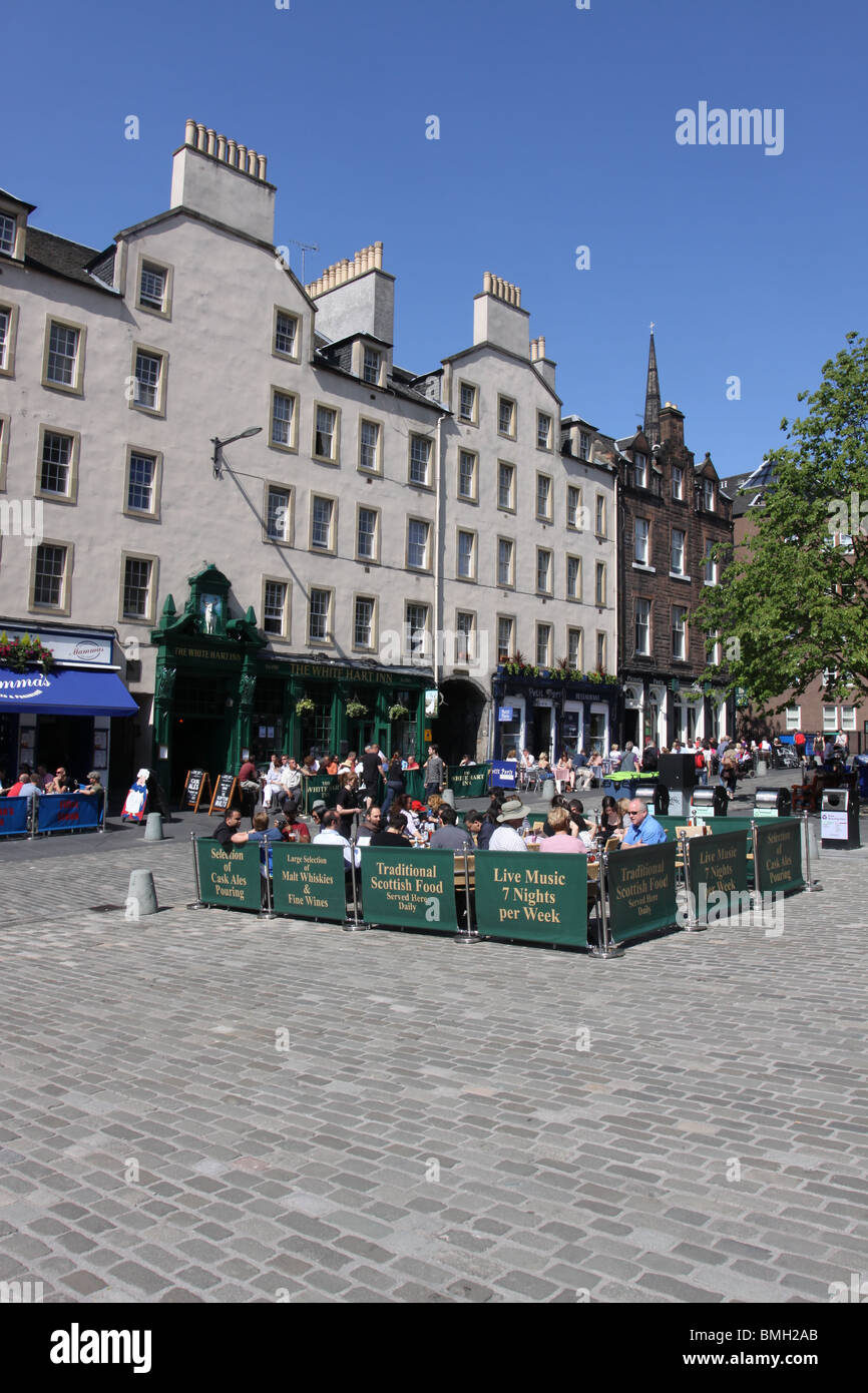 The White Hart Inn Grassmarket Edinburgh Scotland June 2010 Stock Photo ...
