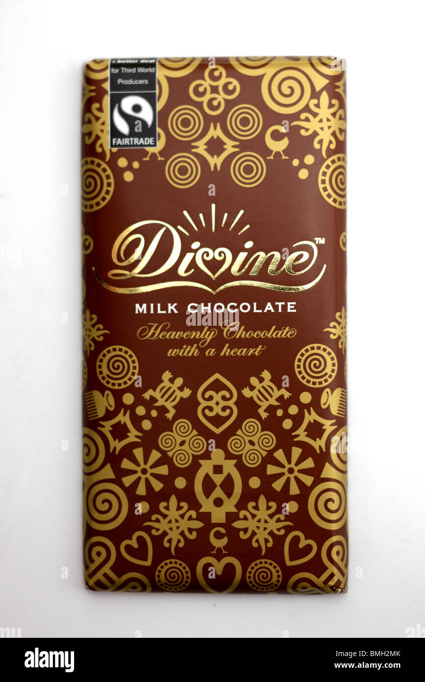 Devine Milk Chocolate Bar Stock Photo - Alamy