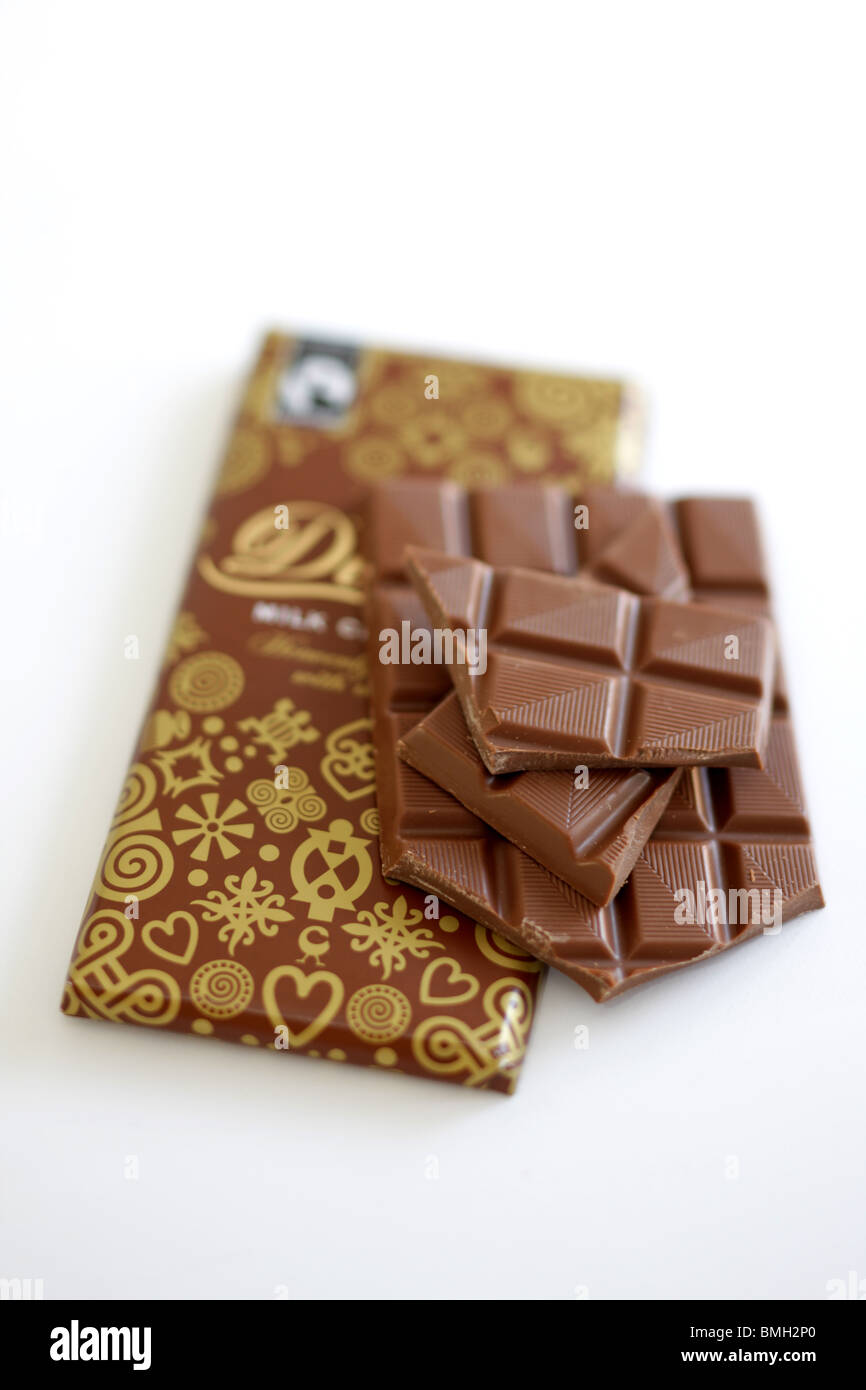 Bar chocolate devine food milk hi-res stock photography and images - Alamy