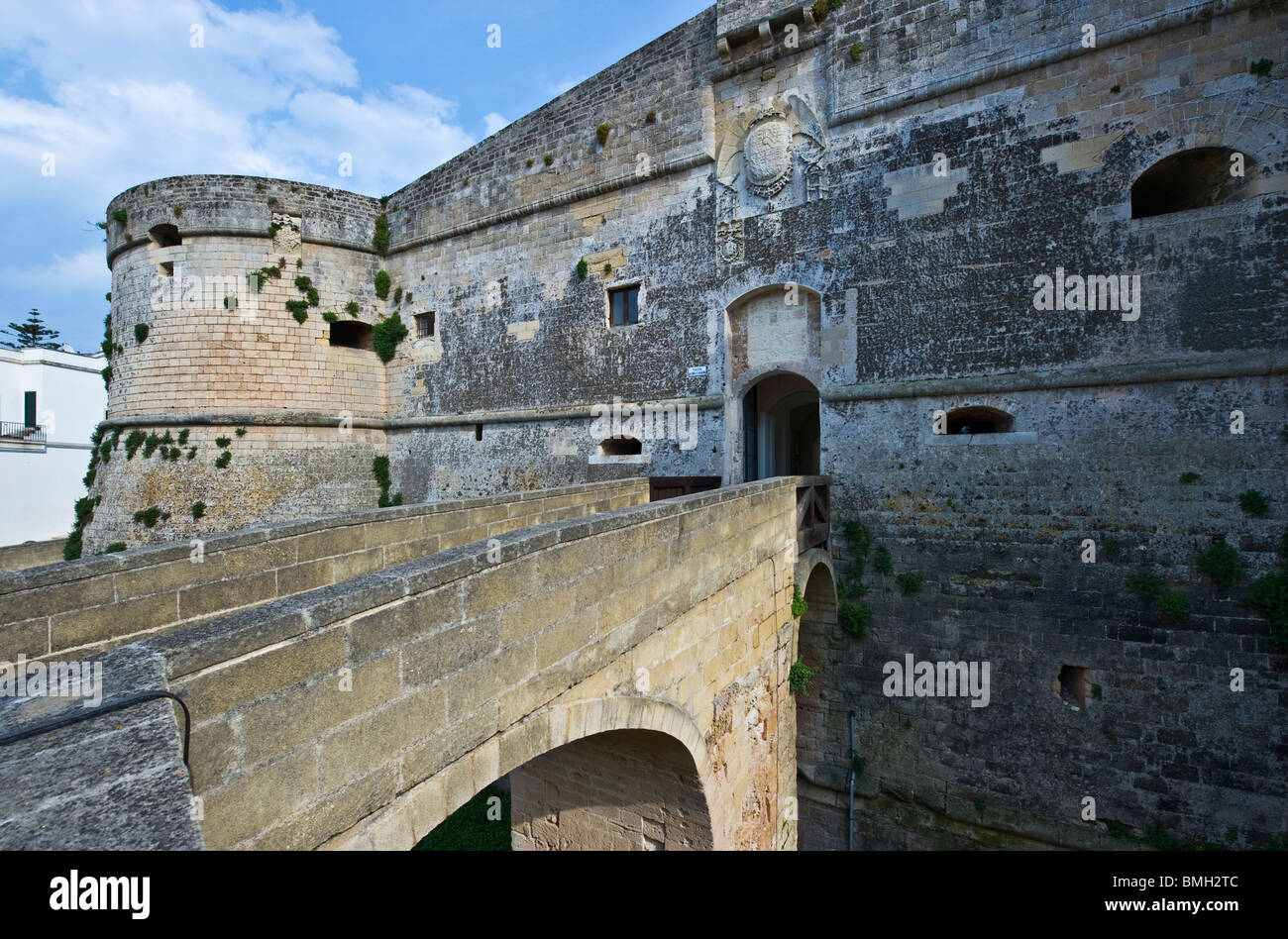 Apulia,Salento, Otranto, the Aragonese castle Stock Photo - Alamy