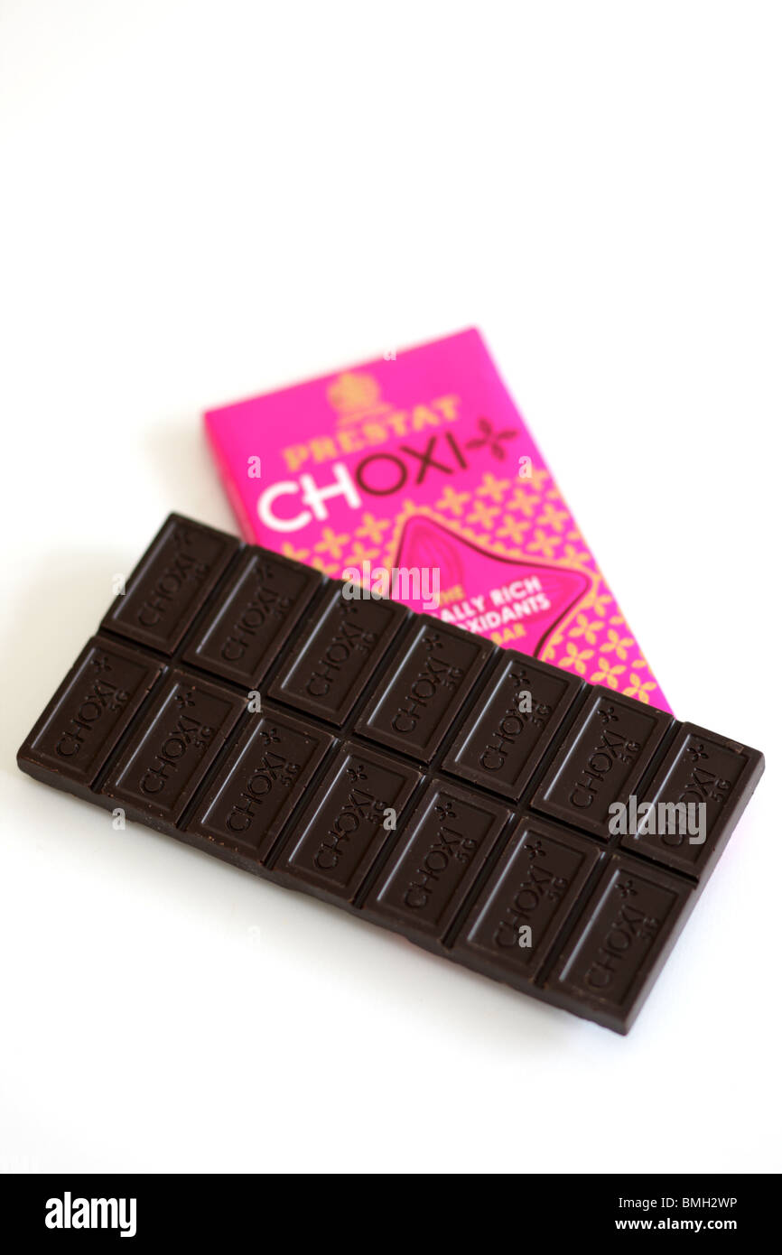 Choxi Dark Chocolate Bar Stock Photo - Alamy