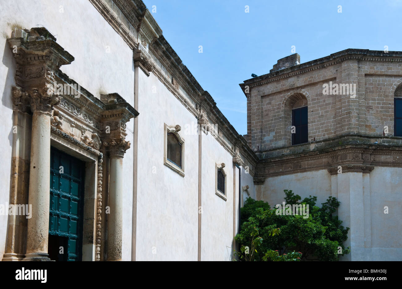 Apulia,Salento, Nardò, side view of the Cathedral Stock Photo - Alamy