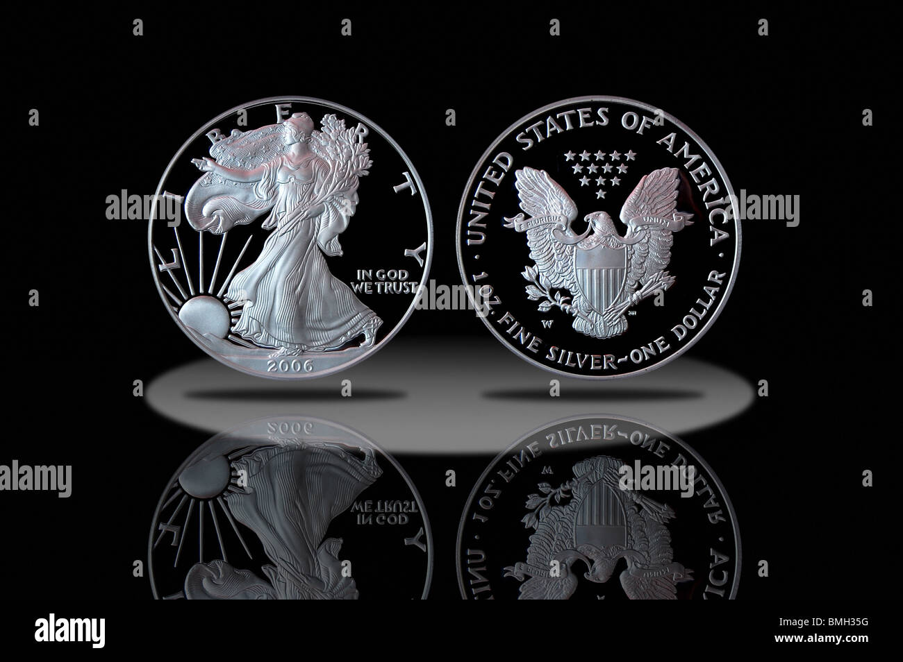 Silver eagle hi-res stock photography and images - Alamy