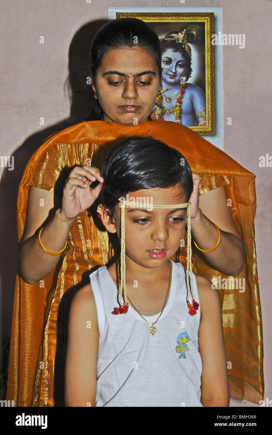 Munjan Ceremony - Preparation for Munjan ceremony Stock Photo - Alamy