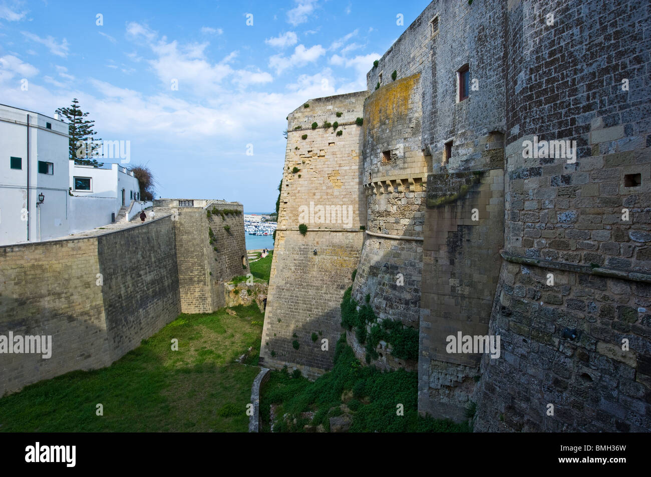 Apulia,Salento, Otranto, the Aragonese castle Stock Photo - Alamy