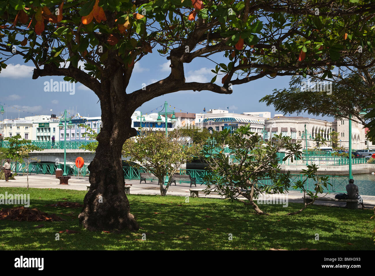 Independence square, Careenage, Bridgetown, Barbados Stock Photo - Alamy
