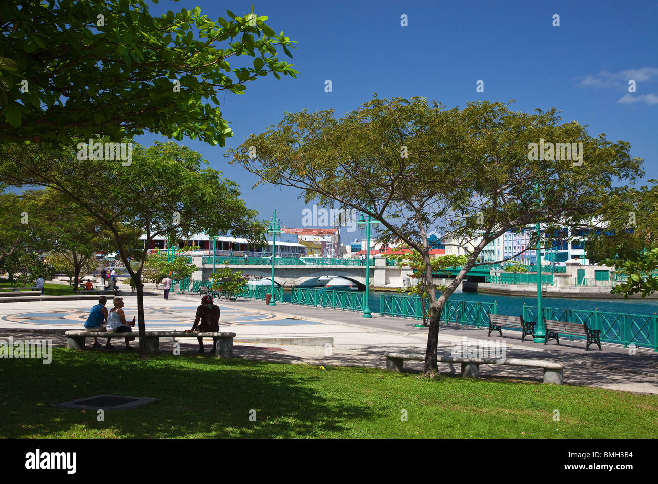 Independence square, Careenage, Bridgetown, Barbados Stock Photo - Alamy