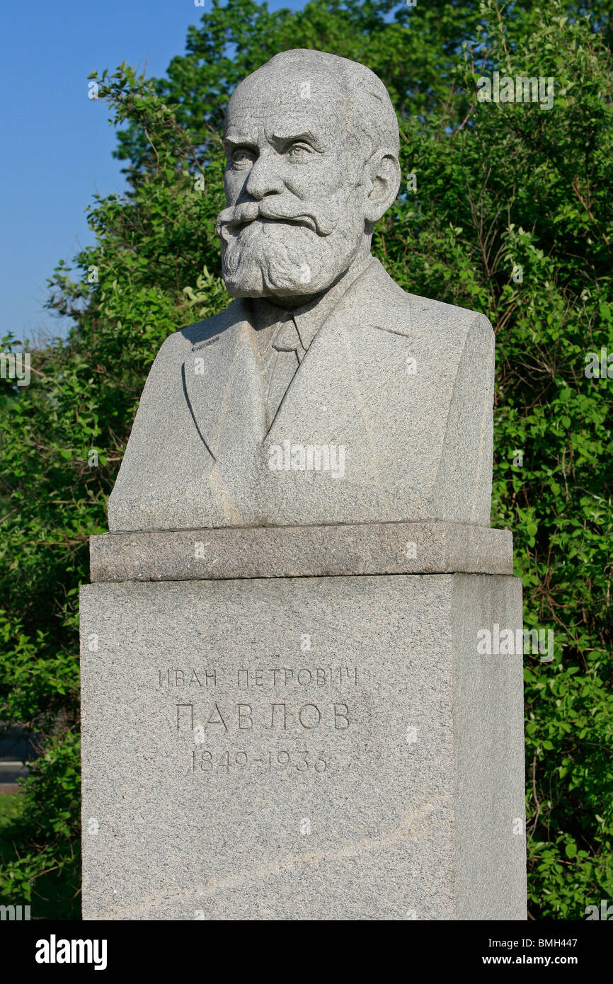 Statue of the Russian physiologist and psychologist Ivan Pavlov (1849 ...