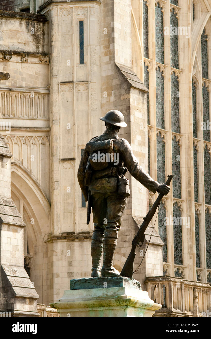 Kings Royal Rifle Corps Memorial Winchester Cathedral Stock Photo - Alamy