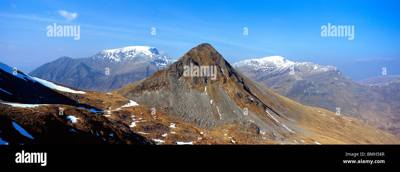 An Garbhanach, Mamores range nr Kinlochleven, Highlands of Scotland ...