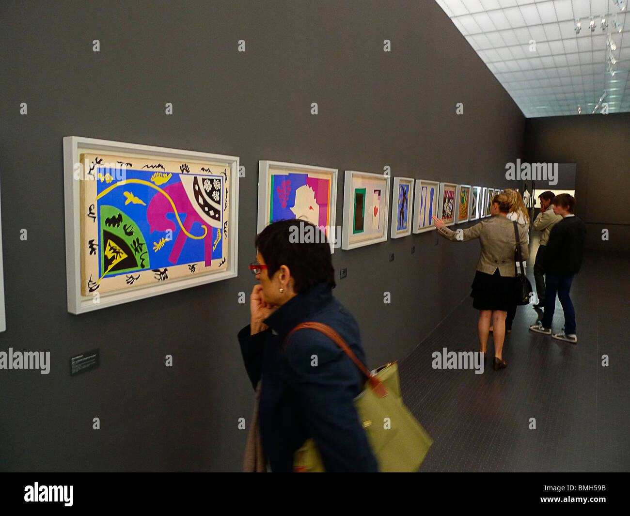 Exhibition at the Pompidou Centre art gallery in Metz France Stock ...