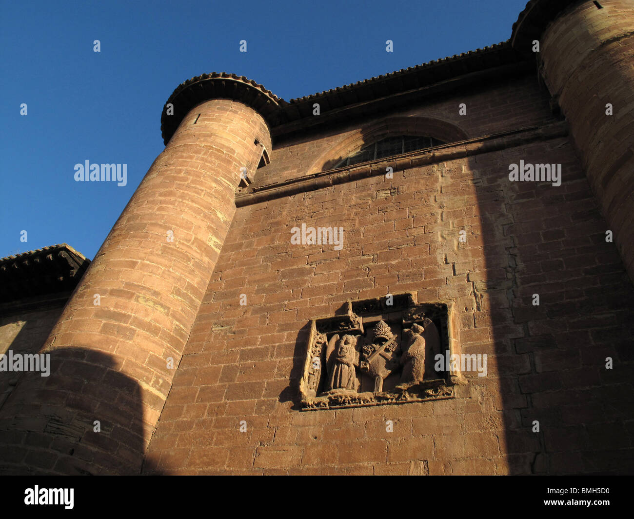 Santa Maria la Real church in Najera. La Rioja. Spain. WAY OF ST JAMES ...