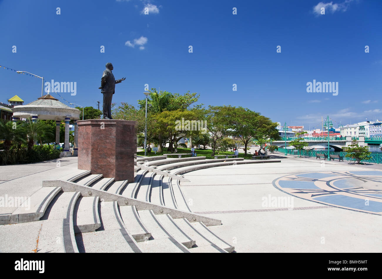 Independence square, Careenage, Bridgetown, Barbados Stock Photo - Alamy