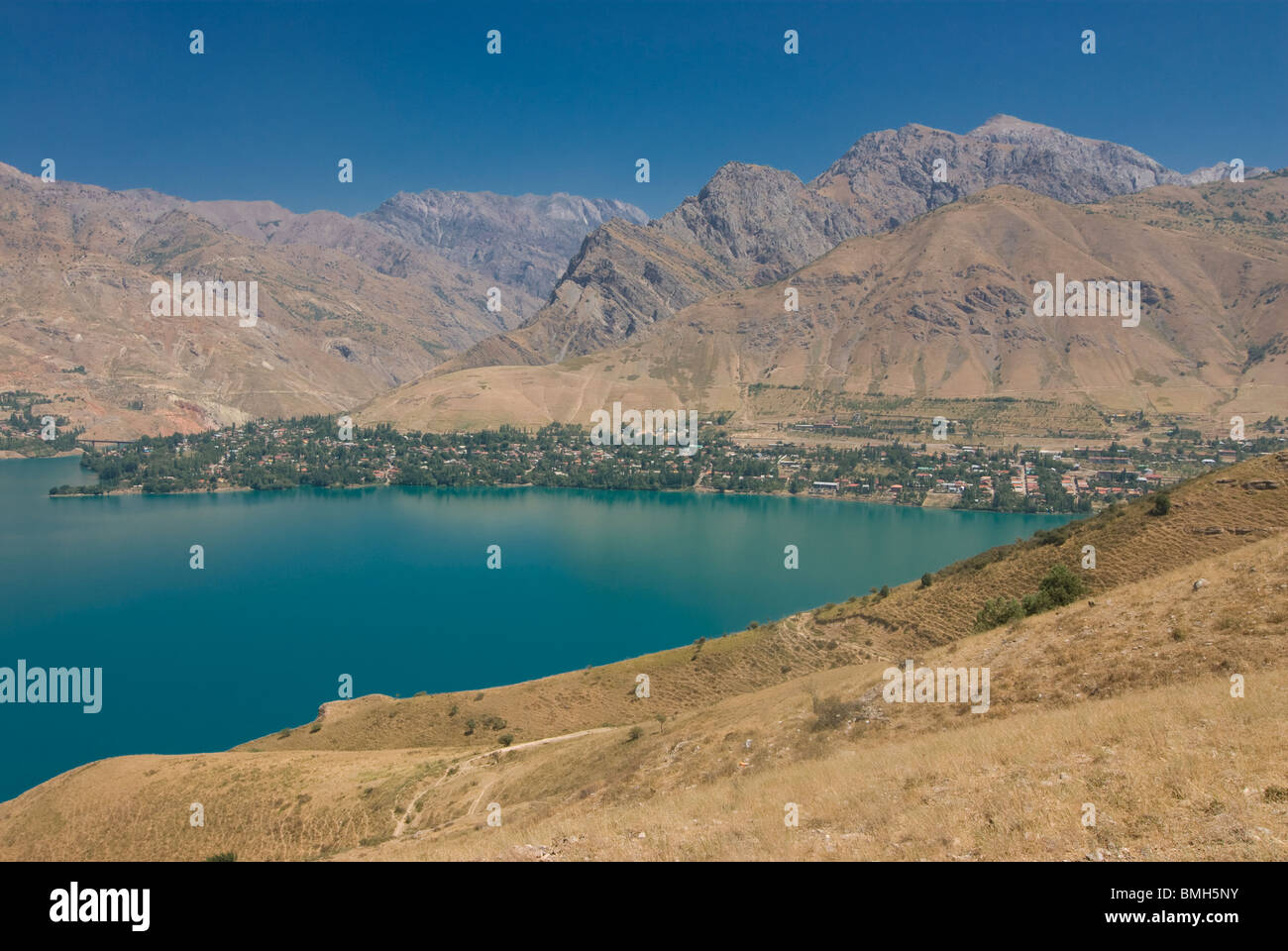 Chorvoq Reservoir at Ugam Chatkal Nationalpark, Chimkar, Uzbekistan ...
