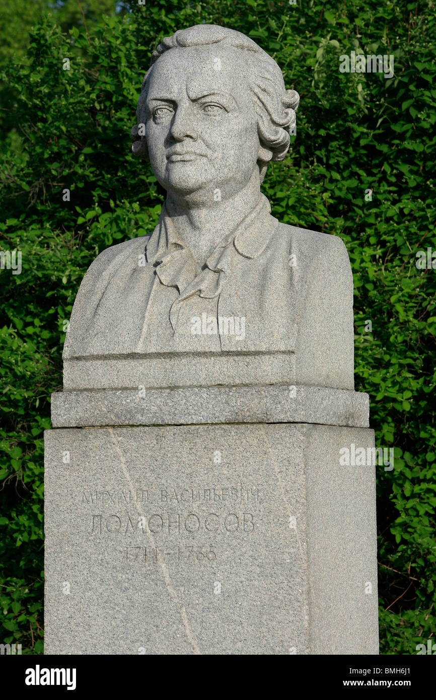 Mikhail lomonosov statue hi-res stock photography and images - Alamy