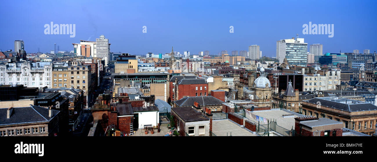 Glasgow city centre rooftops hi-res stock photography and images - Alamy