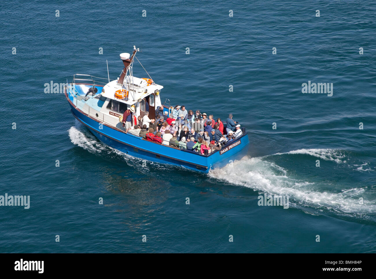Dale Princess Boat ferrying visitors between Welsh Mainland and Skomer ...