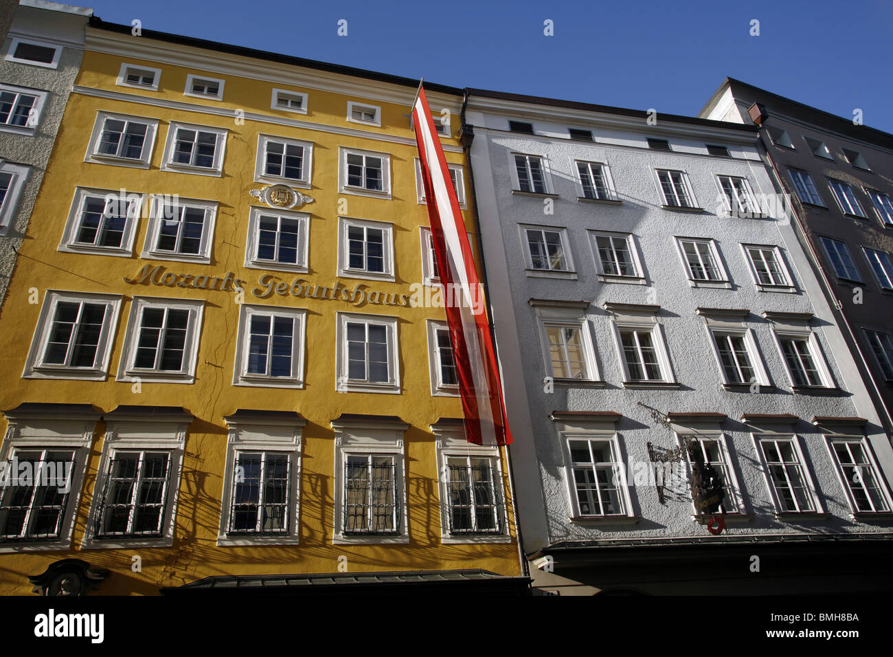 House where Mozart was born in 1756, Salzburg, Austria Stock Photo - Alamy