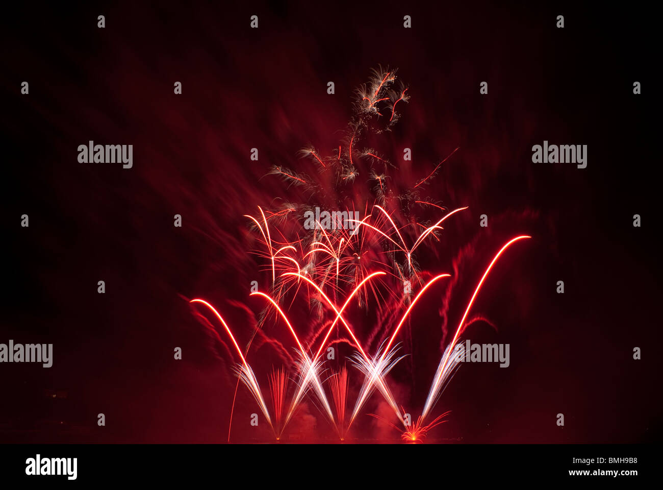 Firework Display, Ignis Brunensis, Czech Republic Stock Photo - Alamy