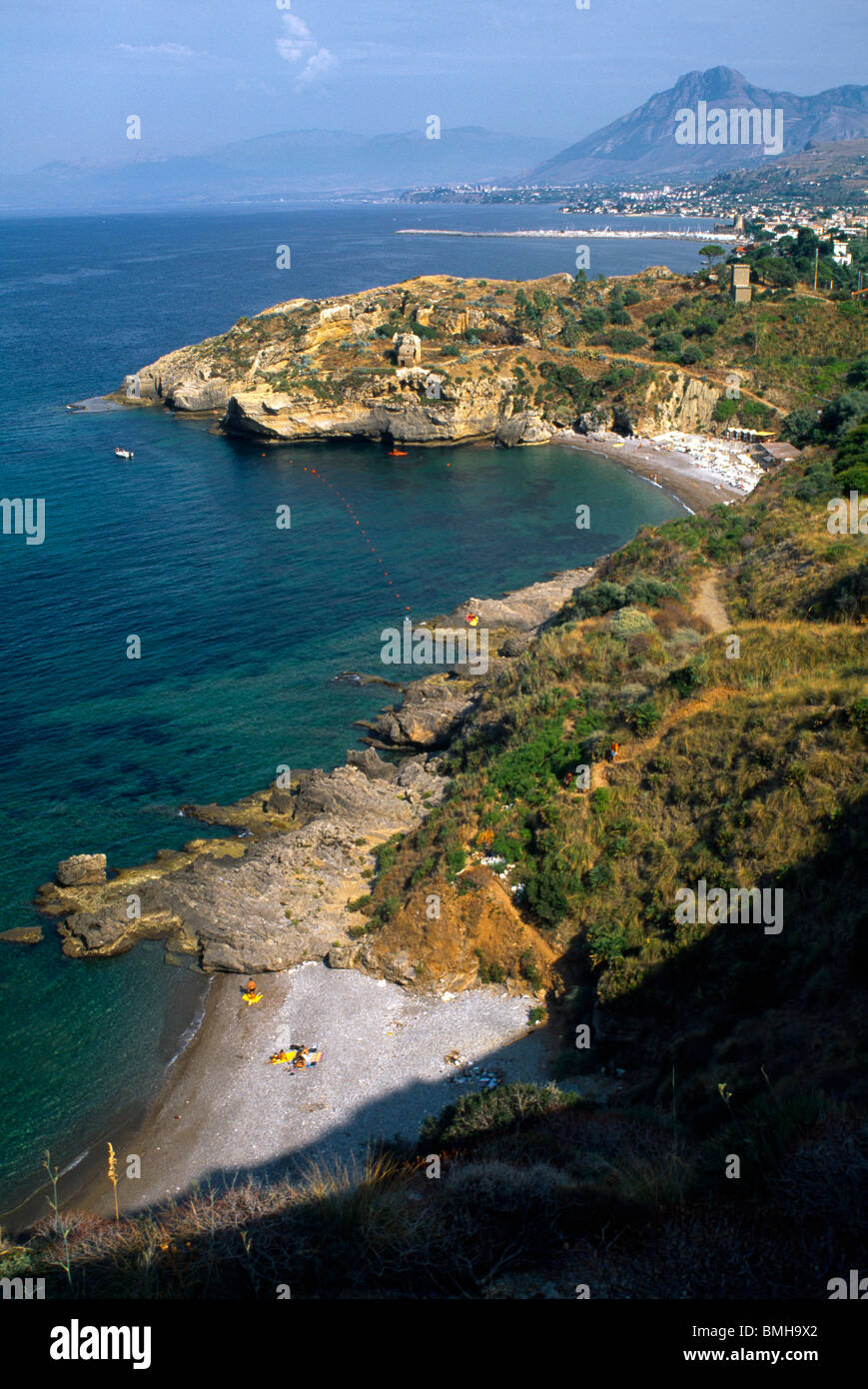 Trabia Sicily Italy Coastline Stock Photo - Alamy