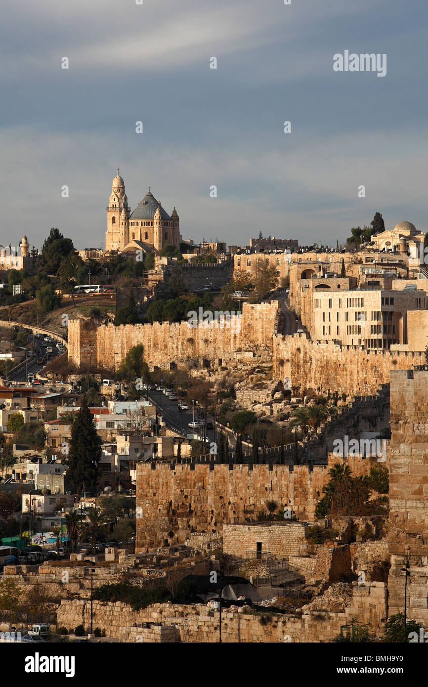 Israel,Jerusalem,Eastern Wall of the Temple Mount,Old city,El Aksa ...
