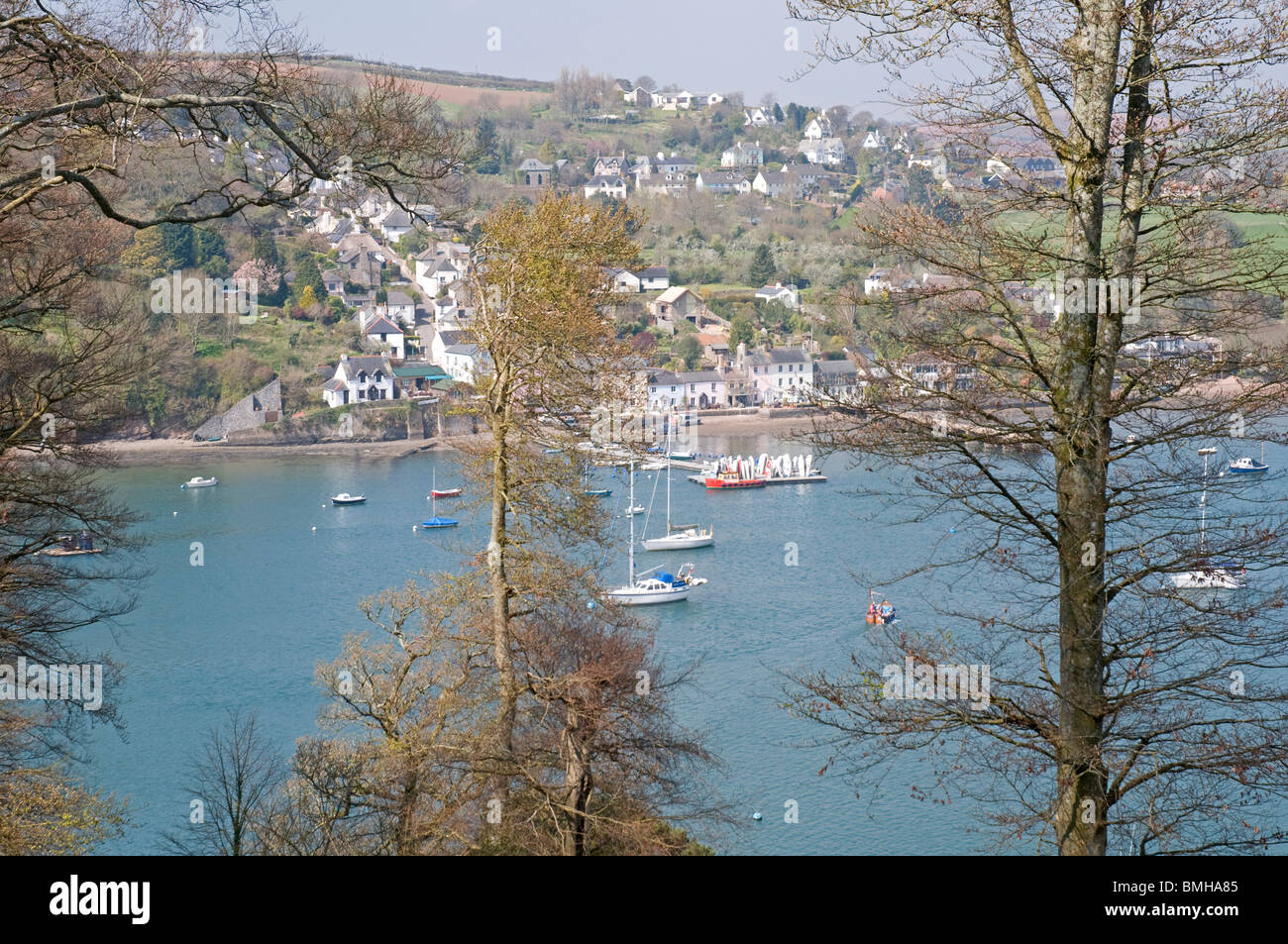 The Dart Estuary at Dittisham, Devon Stock Photo - Alamy