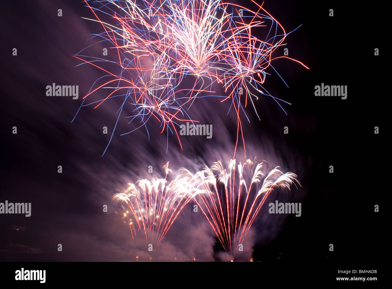 Firework Display, Ignis Brunensis, Czech Republic Stock Photo - Alamy