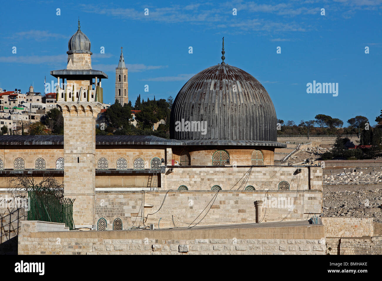Israel,Jerusalem,El Aksa Mosque,Old City Wall Stock Photo - Alamy
