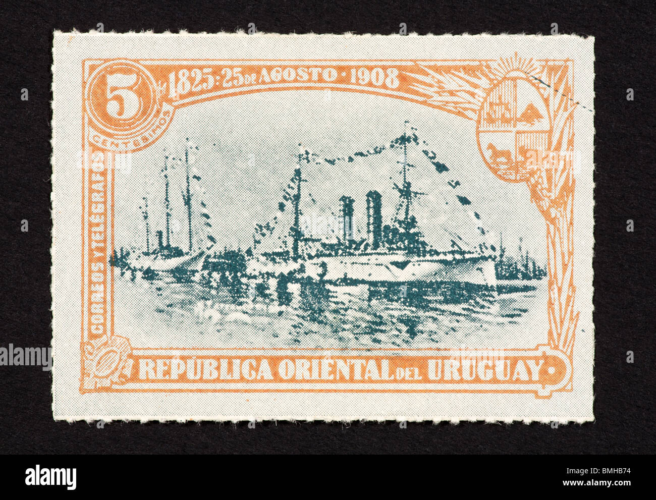 Uruguay postage stamp hi-res stock photography and images - Alamy