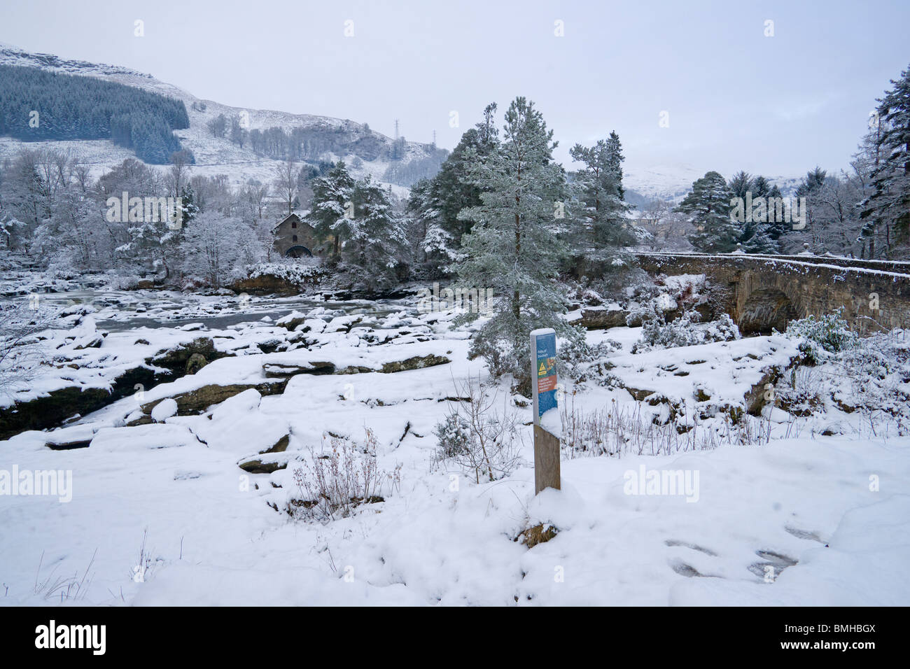 Winter Falls Of Dochart High Resolution Stock Photography and Images ...