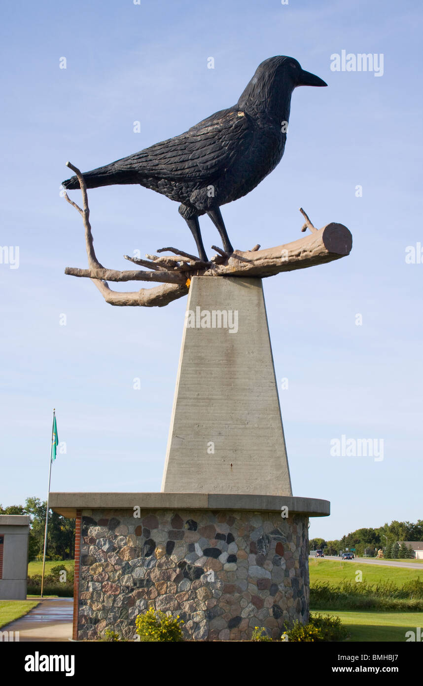 Worlds Largest Crow in Belgrade Minnesota Stock Photo - Alamy