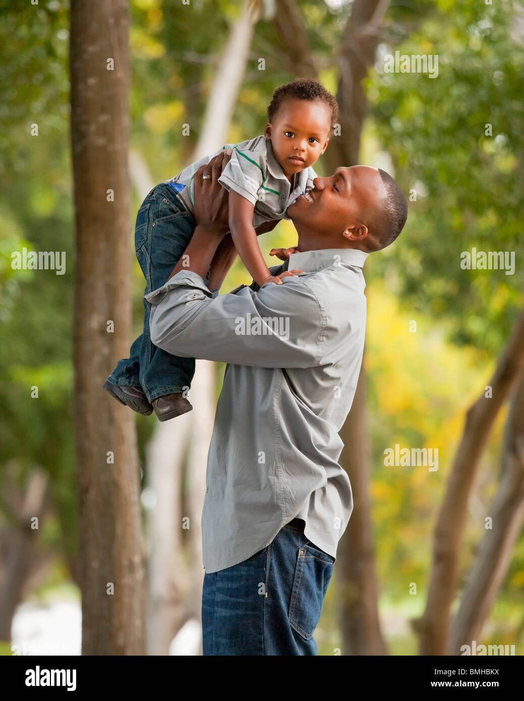 Fort Lauderdale, Florida, United States Of America; A Father With His ...